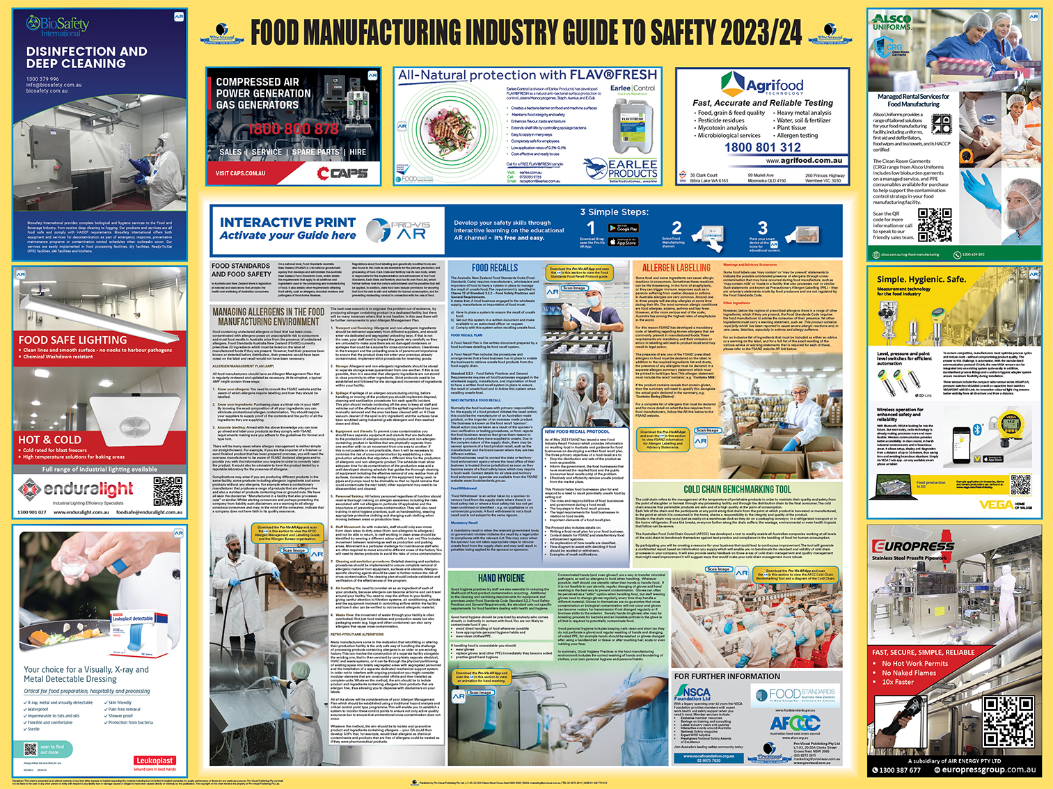 Food Manufacturing Industry Guide to Safety – Pro Visual